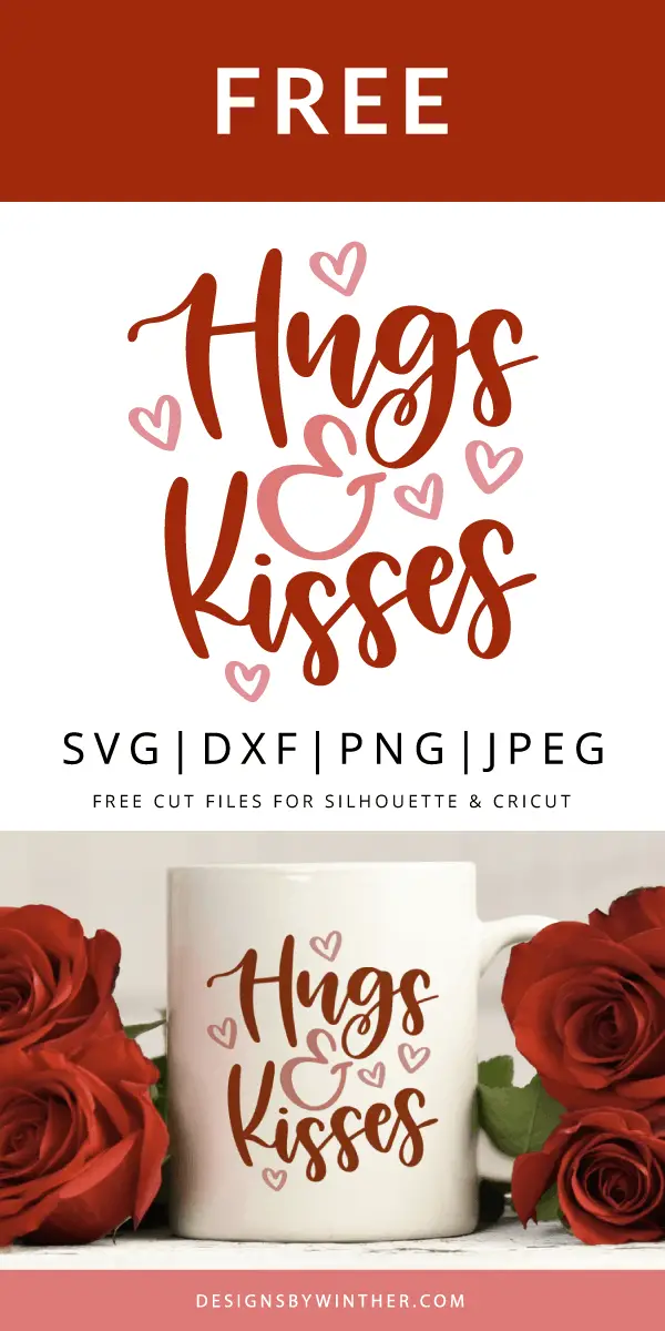 Free Hugs & kisses SVG DXF PNG & JPEG – Designs By Winther