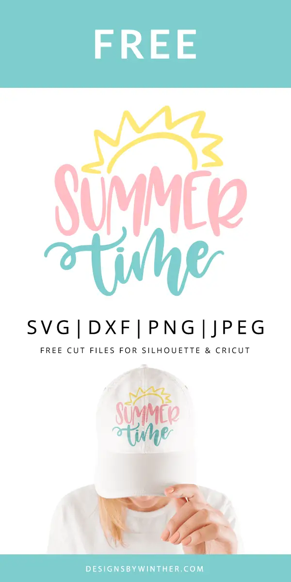 Free summer time SVG DXF PNG & JPEG – Designs By Winther