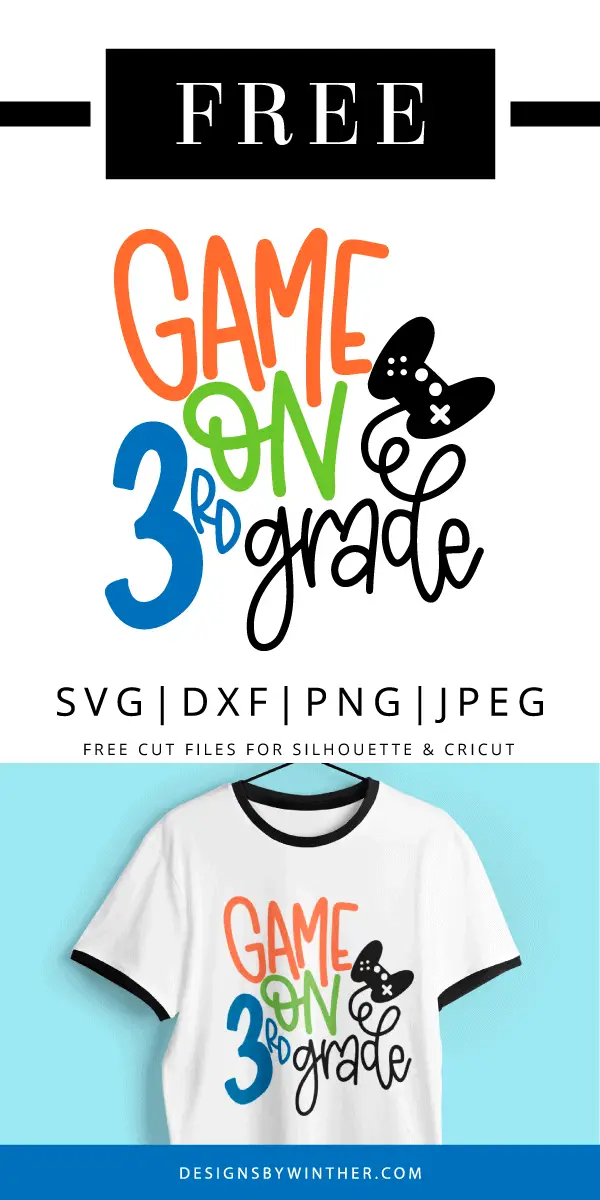 Free Game on 3rd Grade SVG DXF PNG & JPEG – Designs By Winther